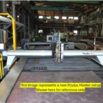 Used ProArc Master CNC Plasma Cutting Machine with HPR260 Plasma System ...